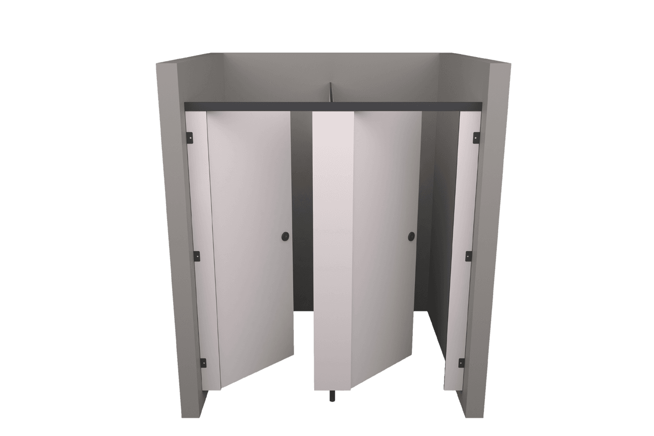 Colours - Double Enclosed - Toilet Cubicles Online