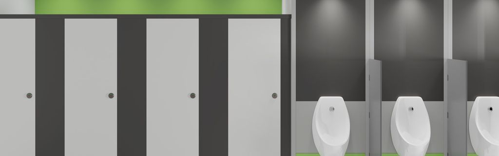 Colours - Double Enclosed - Toilet Cubicles Online