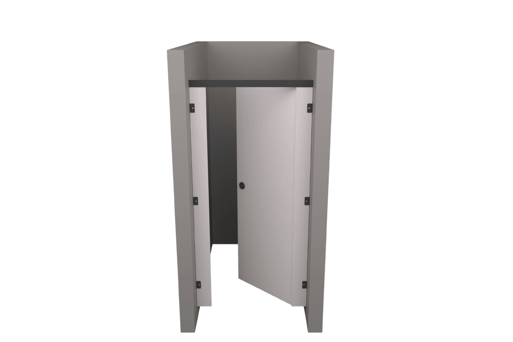 Colours - Right Hand Single Enclosed - Toilet Cubicles Online