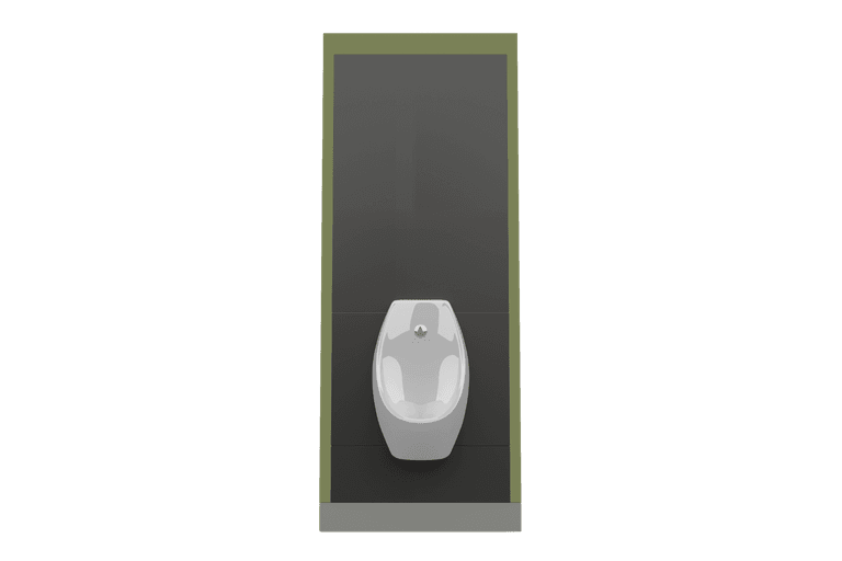 Colours - High Level IPS Urinal MFC - Toilet Cubicles Online