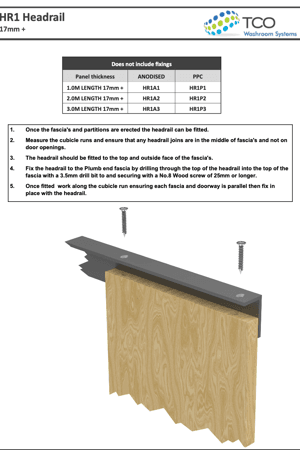 Downloads & Installation Guides - Toilet Cubicles Online