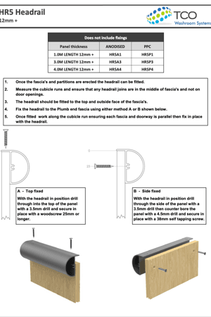 Downloads & Installation Guides - Toilet Cubicles Online