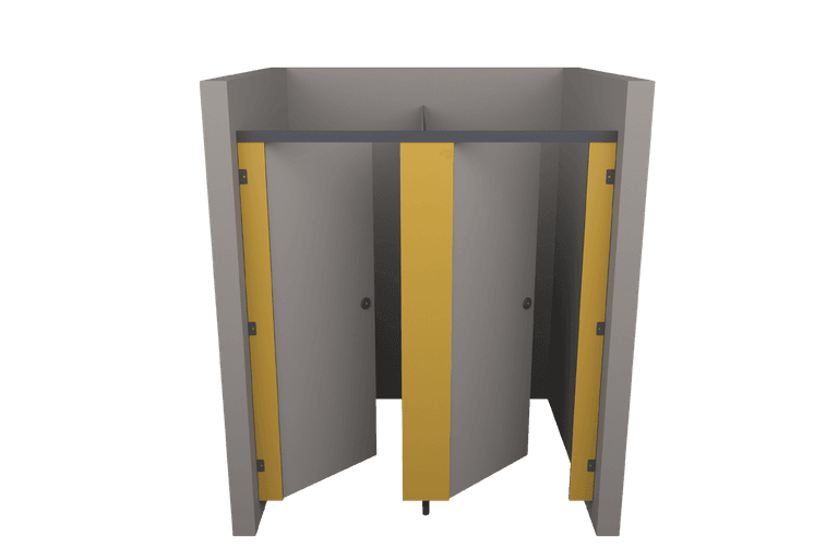 Colours - Double Enclosed - Toilet Cubicles Online
