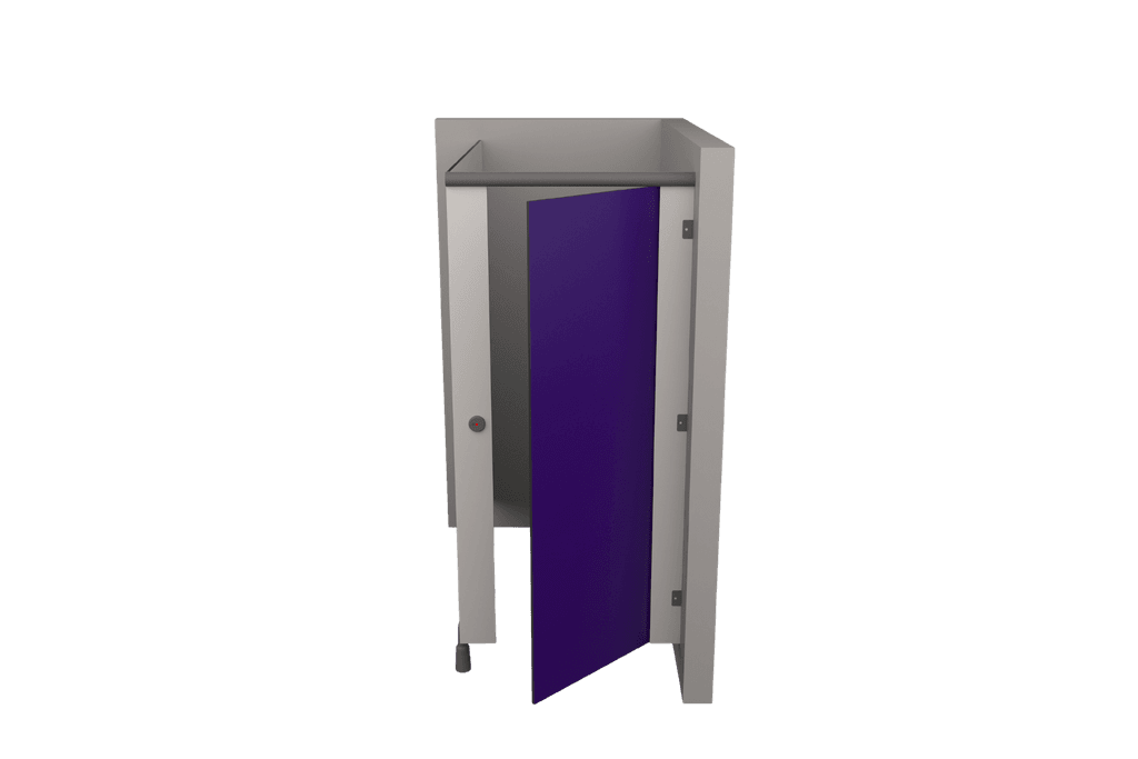 Colours - Disabled Right Hand Single Corner - Toilet Cubicles Online