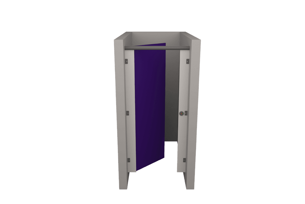 Colours - Left Hand Single Enclosed - Toilet Cubicles Online