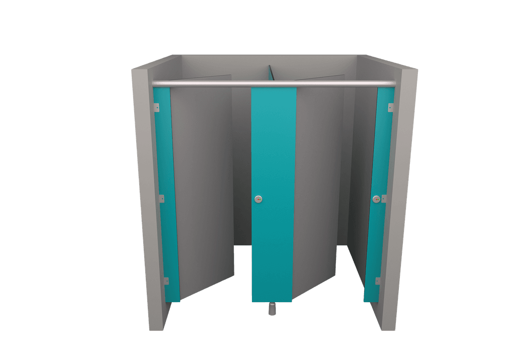 Colours - Double Enclosed - Toilet Cubicles Online